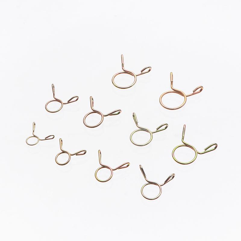 Cheap Mayitr 100Pcs 5-14mm Galvanized Steel Wire Spring Clip Water Hose ...