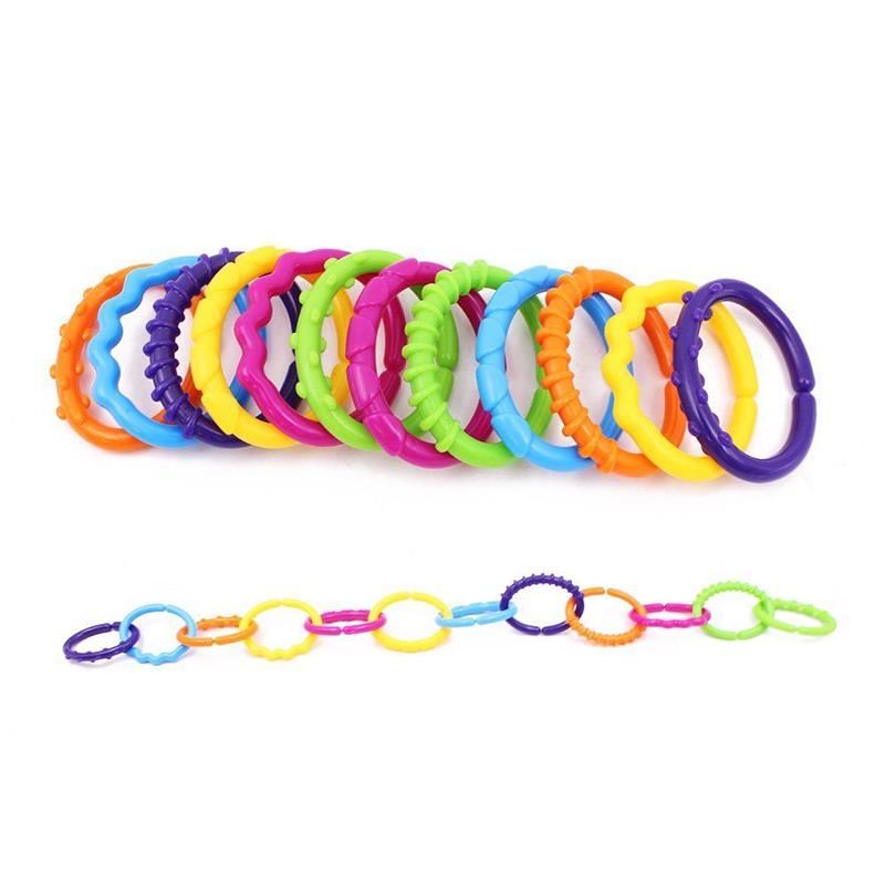 Buy Charm Baby Kids Plastic Links Ring Infant Stroller Gym Play Mat ...