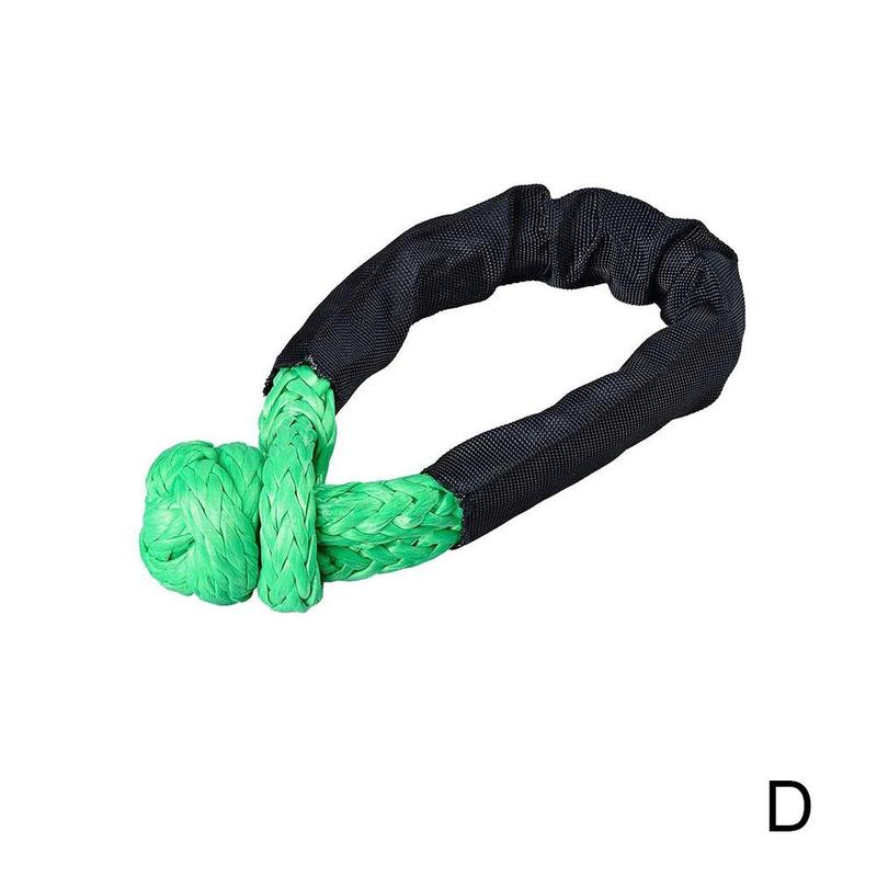 Buy 38000lbs Car Lbs Synthetic Soft Shackle Rope With Protective Sleeve ...