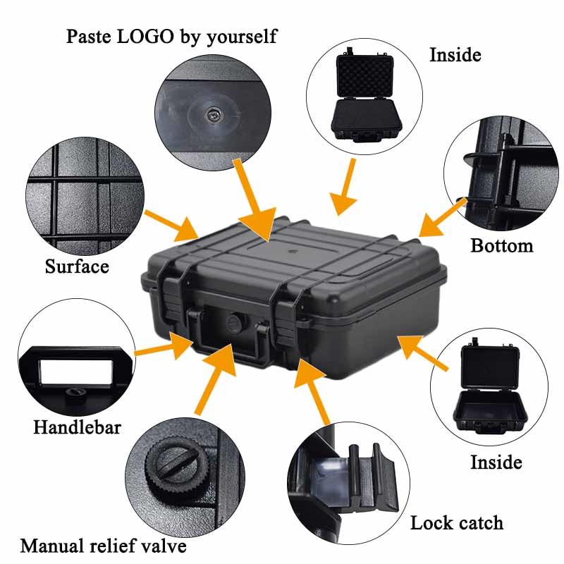 Outdoor ABS Sealed Case Waterproof Shockproof Survival Box Hiking ...