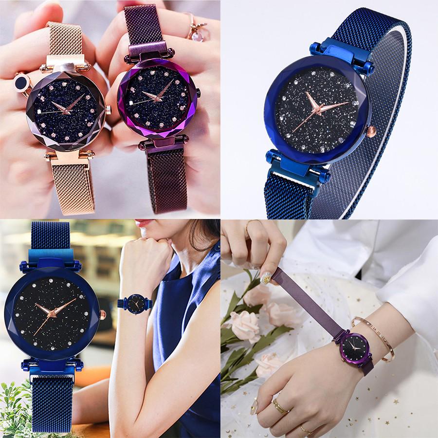Buy Women's Fashion Luxury Women Girls Rose Star Magnetic Rhinestone ...