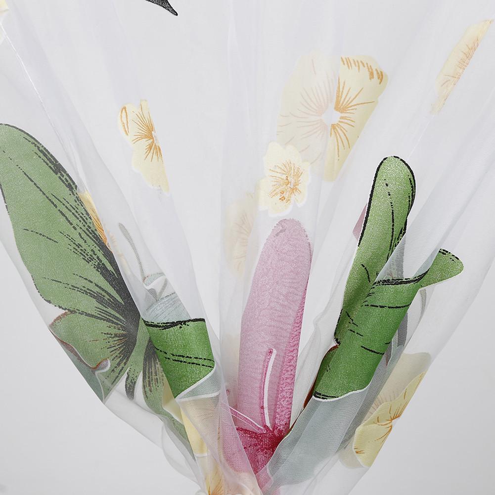Buy Classical Butterfly Tulle Screens Sheer Voile Curtains Drape Panel ...