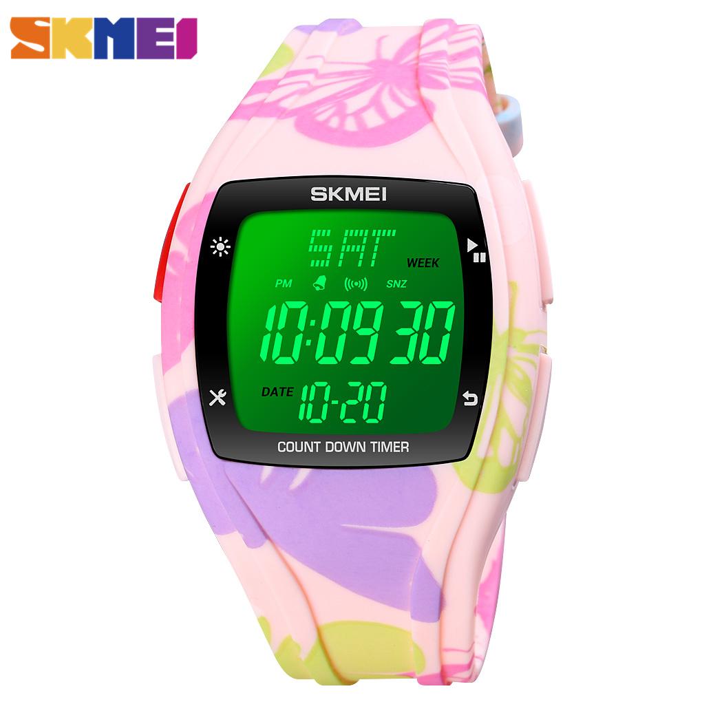Buy Skmei Men Digital Watch LED Light Display Wristwatch Military ...