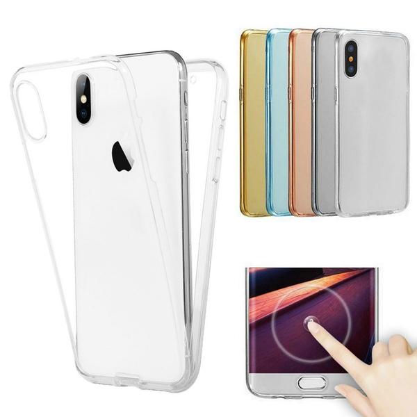 Buy 360 Protective Clear Silicone Case Full Coverage Cover For iPhone ...