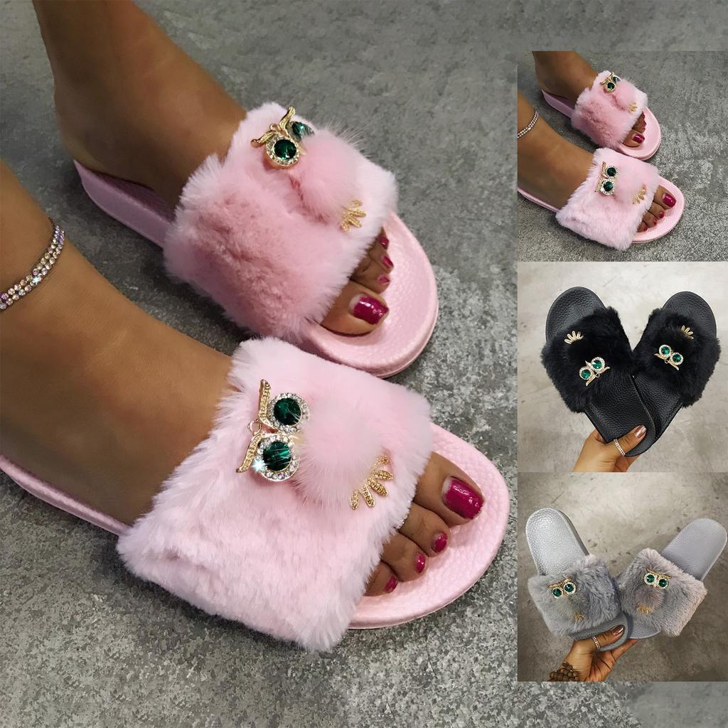 Buy Fashionable Indoor And Outdoor Owl Bright Diamond Solid Color Plush ...