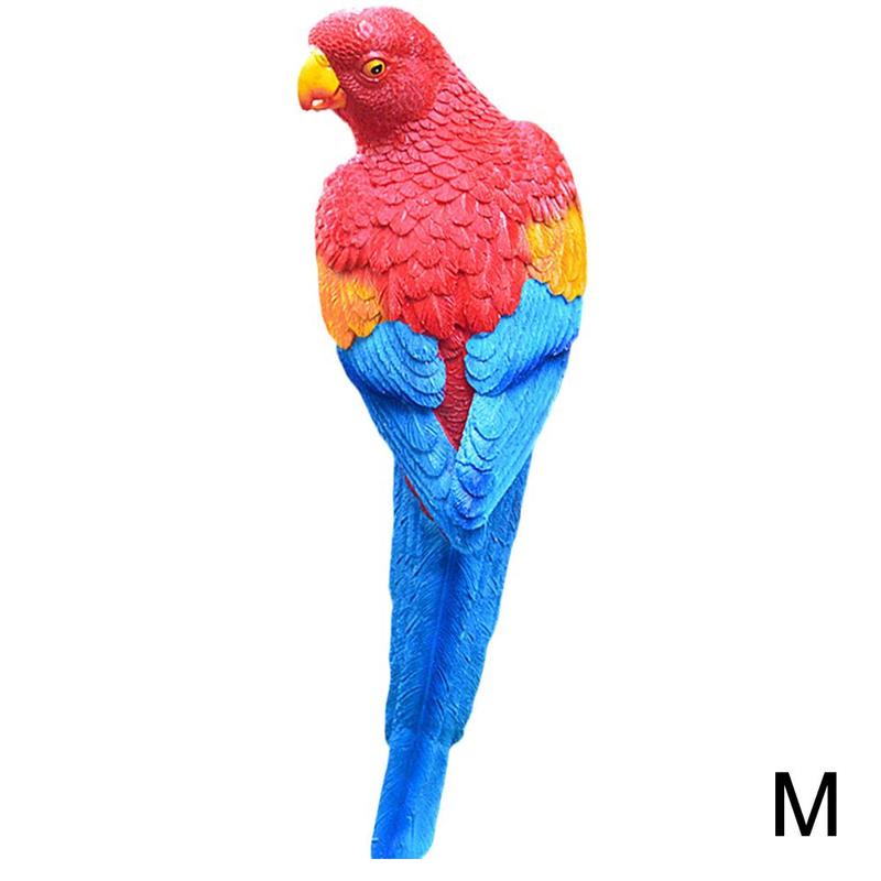 Cheap Handmade Simulation Parrot Creative Feather Lawn Figurine Toy ...
