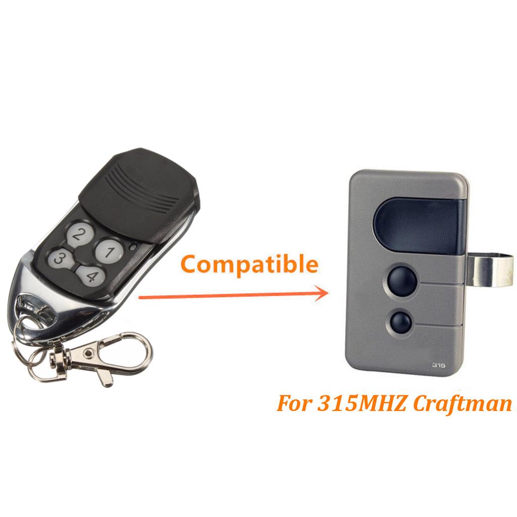 Buy 4 Buttons Garage Door Opener Mini Remote Control 139.53753 315MHZ ...