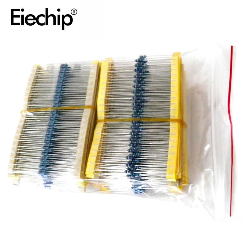 Buy 2425pcs/lot 1/6W 1R-1Mohm Metal Film Resistor 1% Kit Resistor ...