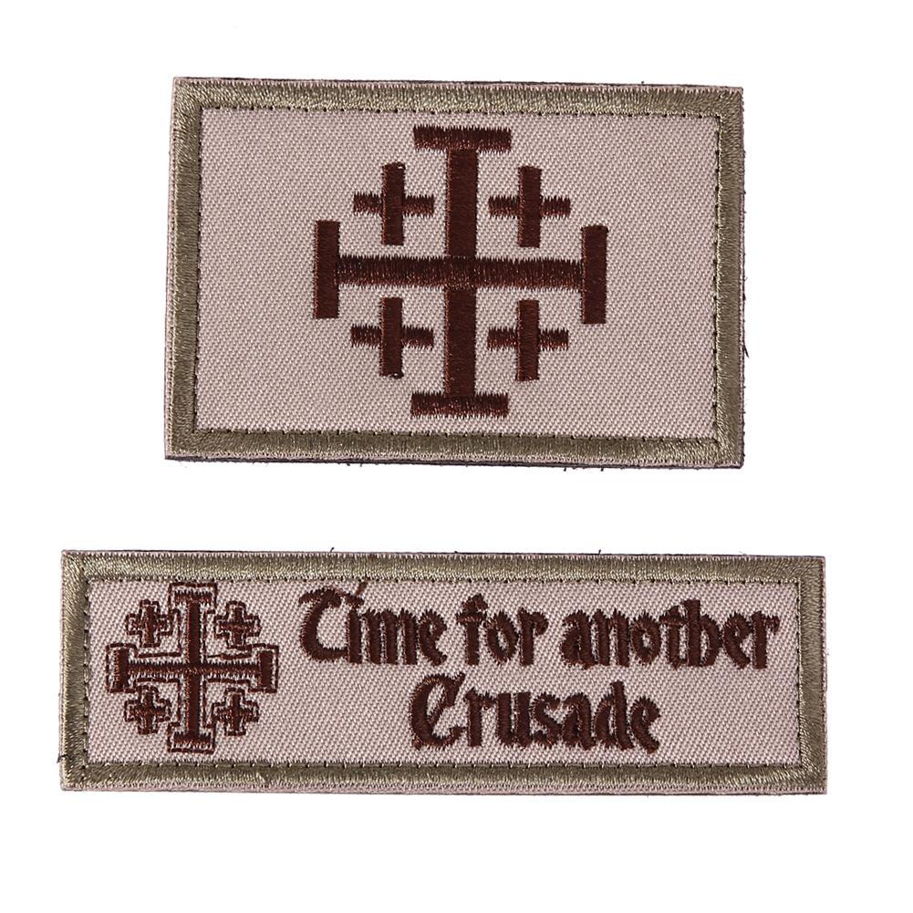 Buy Time For Another Crusade Tactical Morale Patches Hook & Loop 3D Embroidery at affordable ...