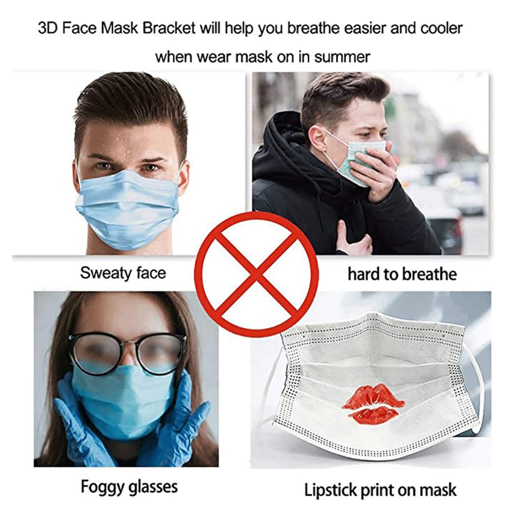 Buy ICOCO Love You Face Mask Internal Support Frame Homemade Cloth Mask ...