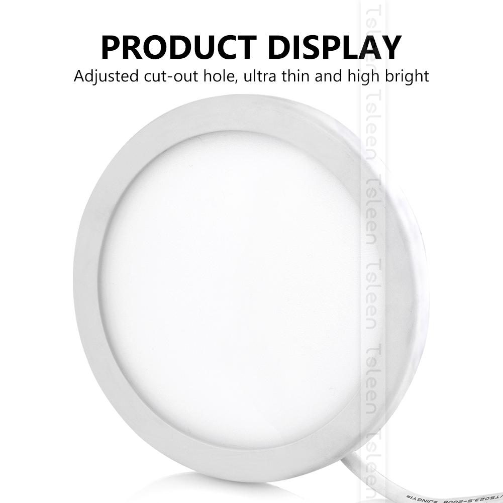 Buy 6W 8W 15W 20WAC 85~265V Mount Round Recessed Ceiling Lamp LED Panel ...