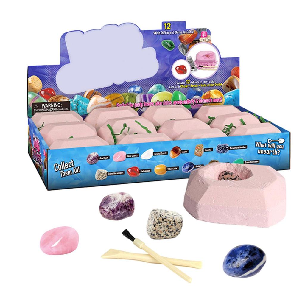 Buy Excavation Kit | Gemstone Dig Toys | Crystal Mining Kit, DIY ...