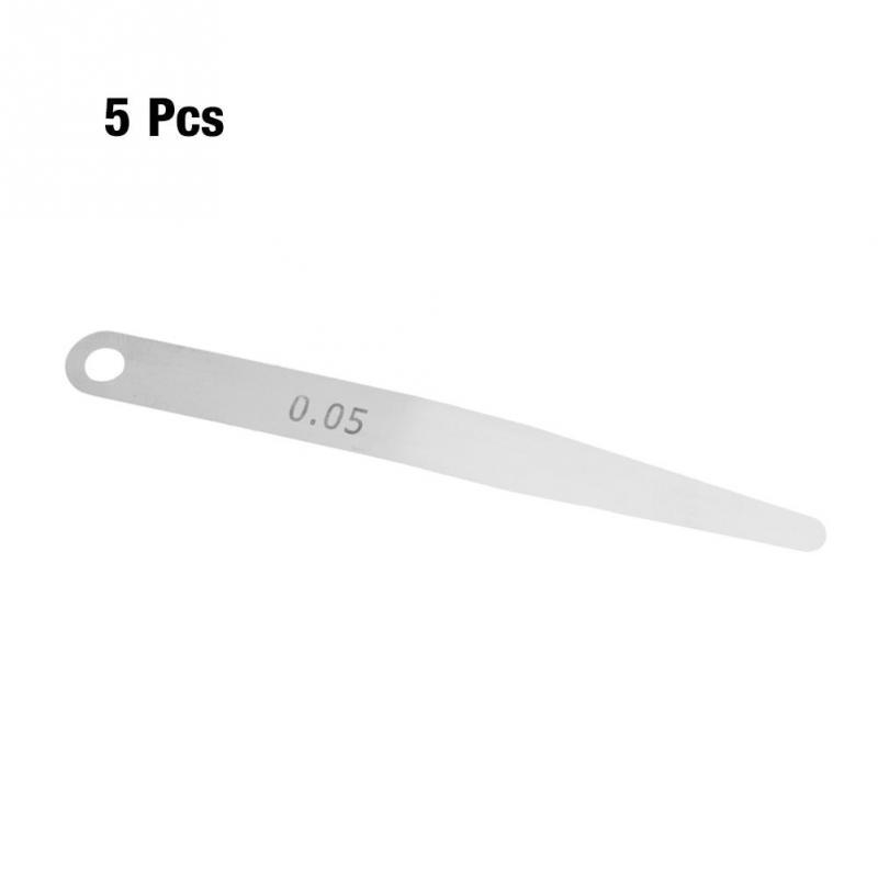 5pcs 0.05mm/0.06mm Thickness Feeler Gauge Metric Filler Thickness Gage ...