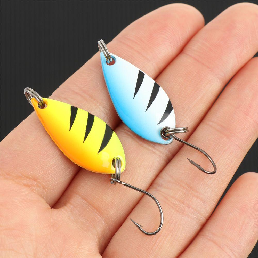 Fishing Attractor Spinner Metal Spoon Lure Sharp Hook Fishing Lure ...