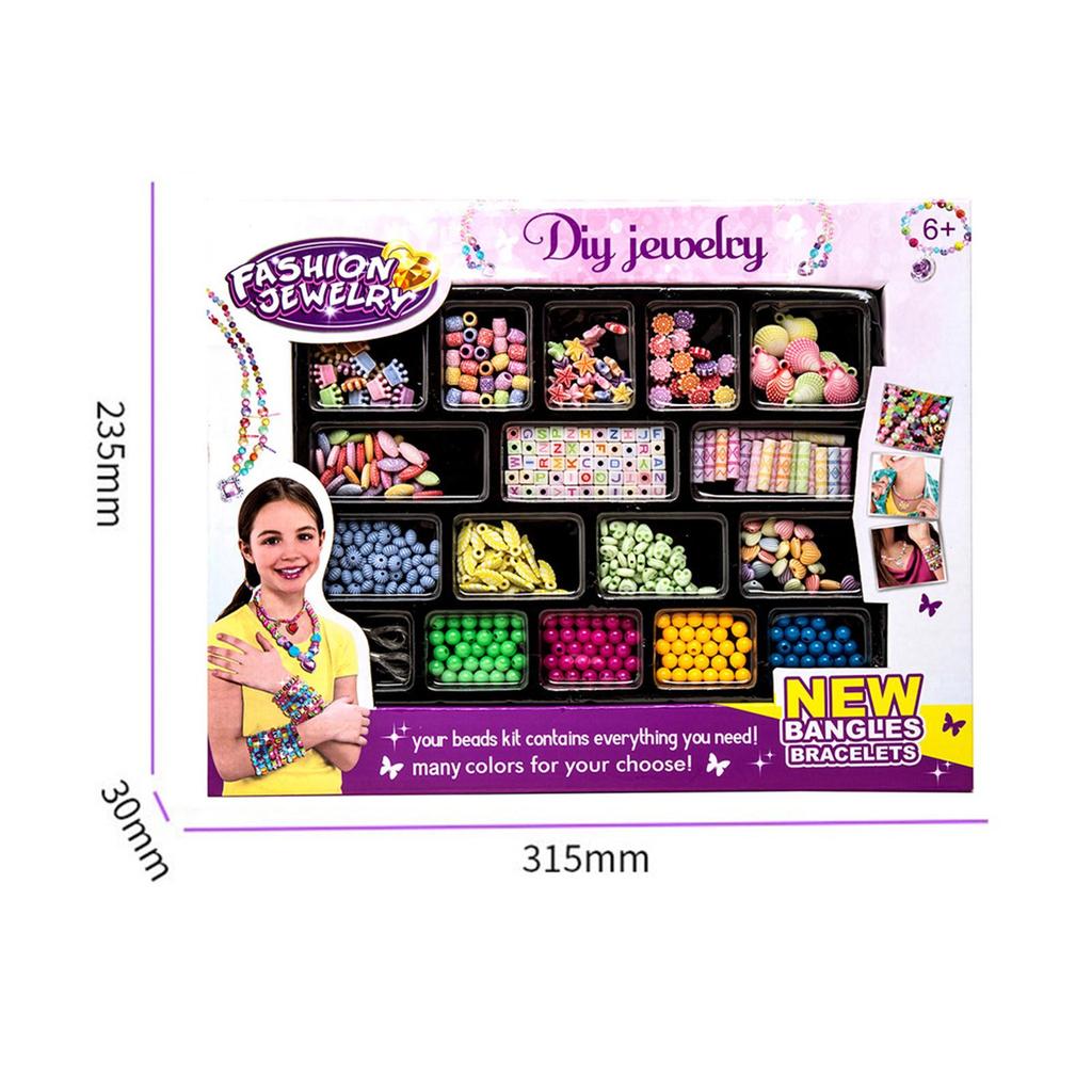 Buy Clay Flat Round Bead Bracelets Colorful Letter Beads Spacer Jewelry ...