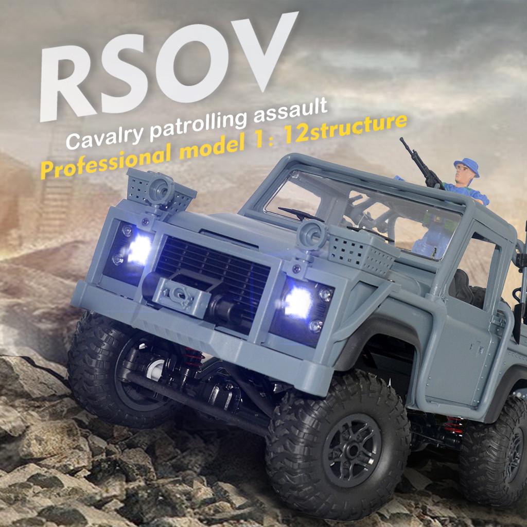 Jeep Vehicle With LED Light RTR MN-96 RSOV 1/12 2.4G 4WD Crawler RC Car ...