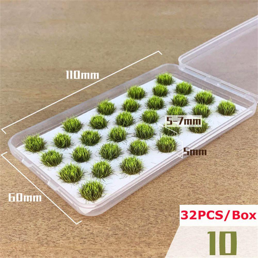 Miniature Garden Decor Model Static Grass Tuft Small Flower Tufts ...