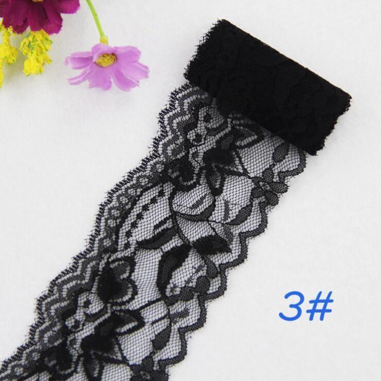 Buy 3yards/roll Elastic Lace Wide 5.50cm 2.15inch SOFT Wedding Lace ...