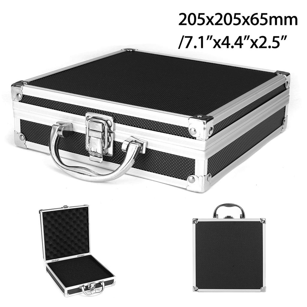 Buy Aluminium Tool Box Portable Small Storage Case Sponge Lining ...