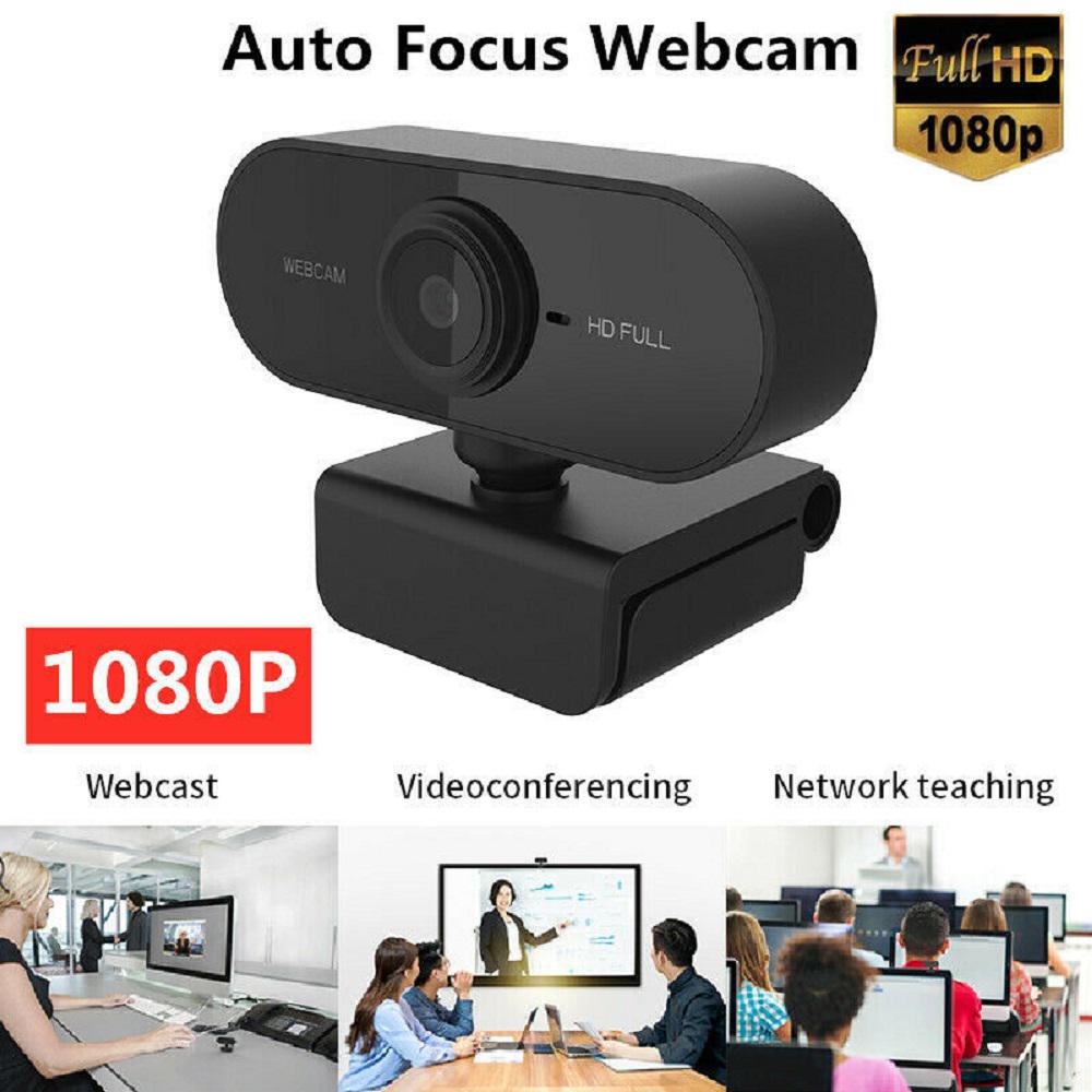Buy HD 1080P Upgrade Webcam Auto Focus Web Camera Cam w/Mic For PC ...