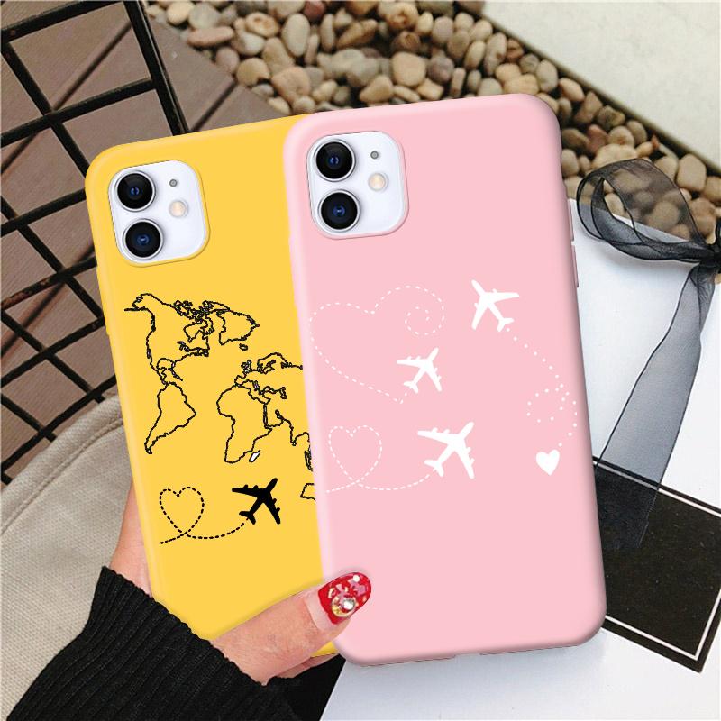 Buy Airplane Map Candy Phone Cases For iPhone XS Max For Samsung Galaxy ...