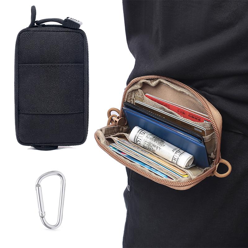 Waterproof Outdoor Bag Mini Wallet Coin Purse Card Slot Waist Bag ...