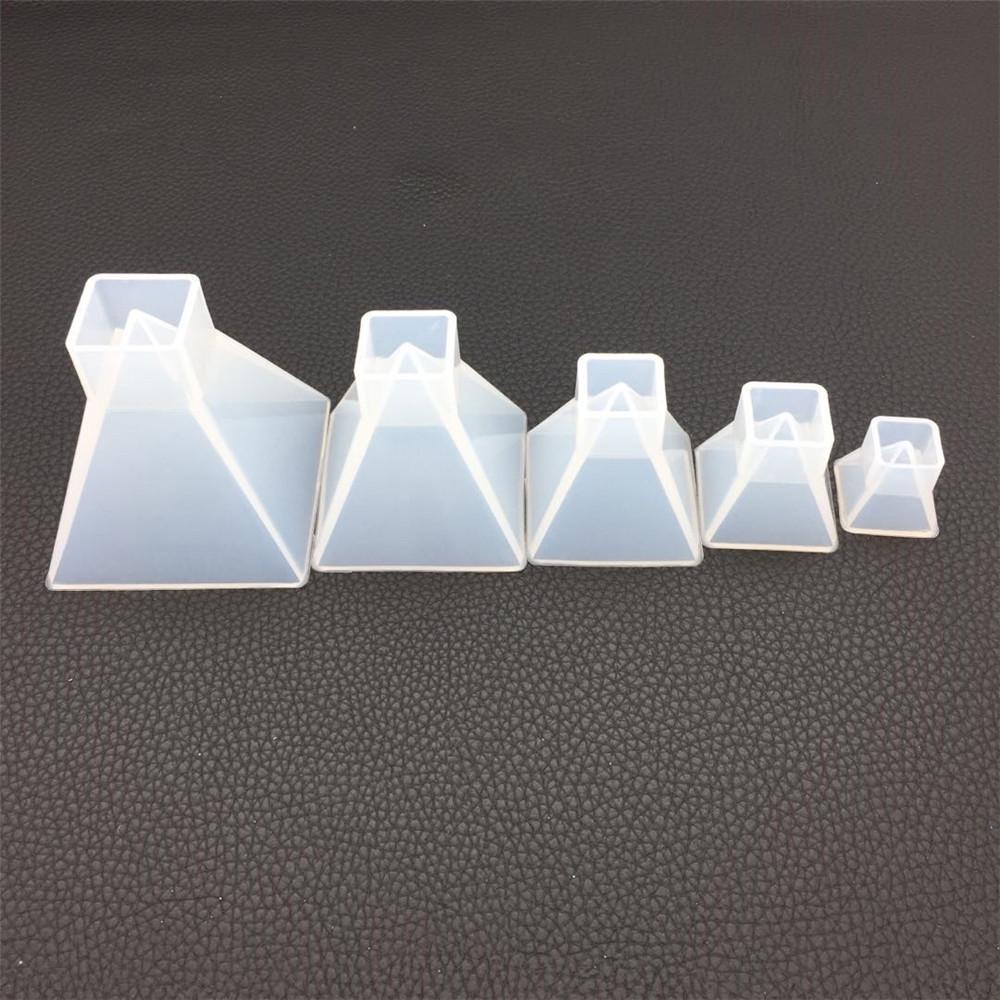 Buy Super Pyramid Silicone Mould DIY Resin Decorative Craft Jewelry ...