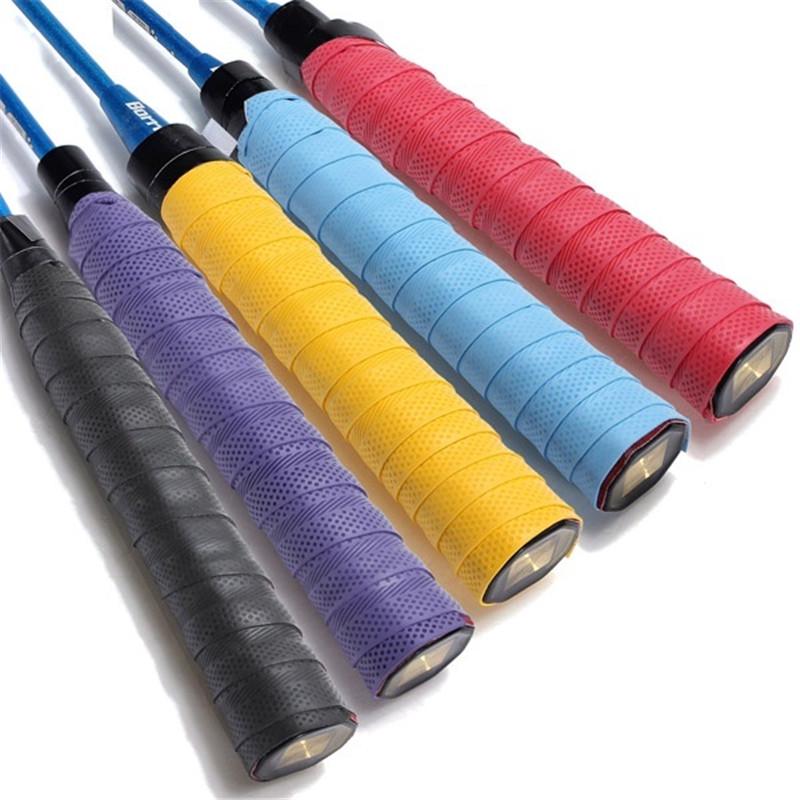 1PC Racket Grip Anti Slip Perforated Super Absorbent Tennis Overgrip Badminton Overgrip ...