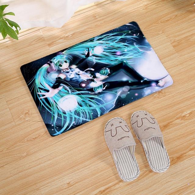 Buy Hatsune Miku Printing Doormat Insole Kitchen Mat Carpet Welcome ...