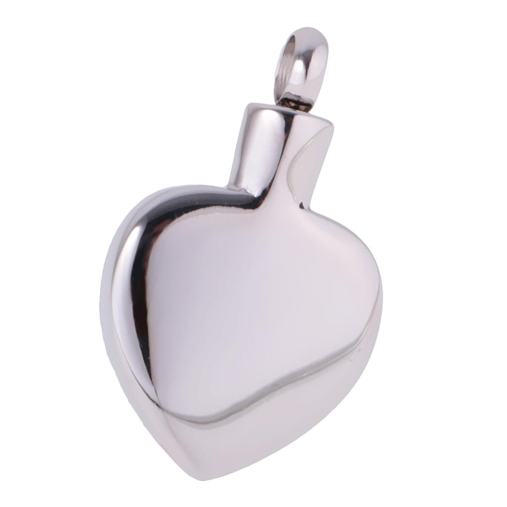 Compre 2 Pieces Stainless Steel Heart Cremation Pet Ash Holder Urn ...