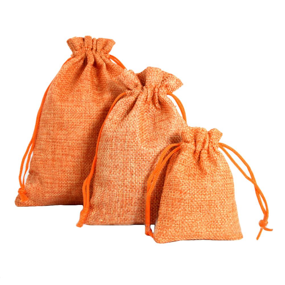 Buy Puntos 3Pcs/Set Drawstring Sachet Bag Beads Bracelet Jewelry Linen ...