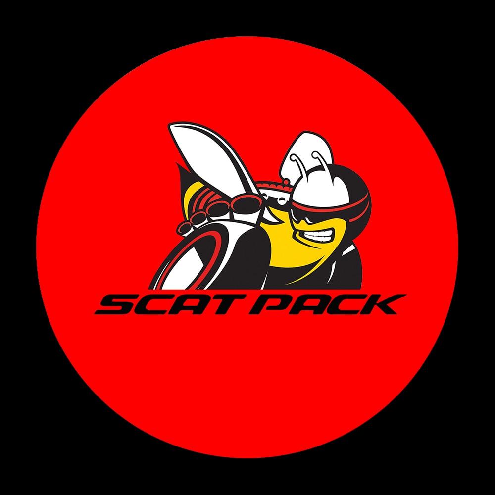 💰Kaufe 2 Stück Scat Pack Logo HD LED Auto Tür Licht für Dodge ...