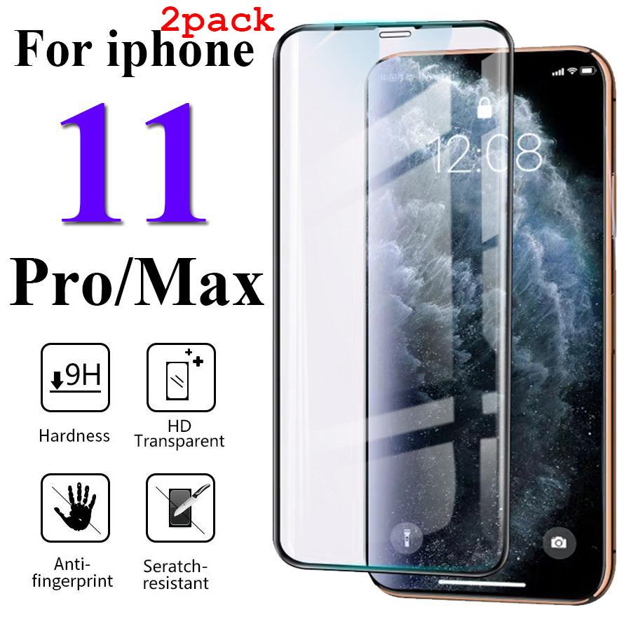 Buy For Apple iPhone 11 Pro Max Screen Protector On iPhone 11 Tempered ...