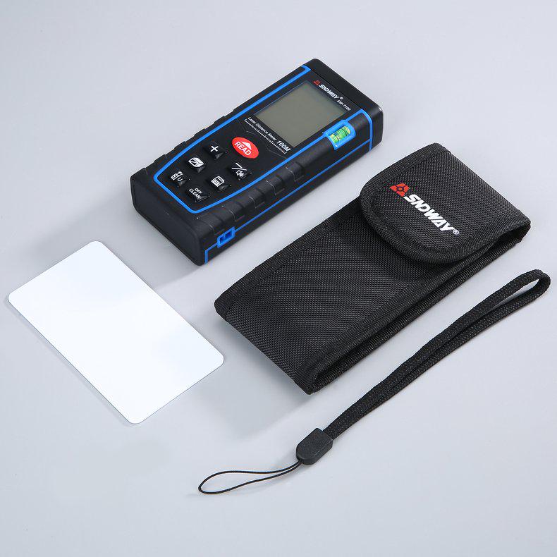 SNDWAY 100M Handheld Laser Distance Meter Range Finder Measure ...