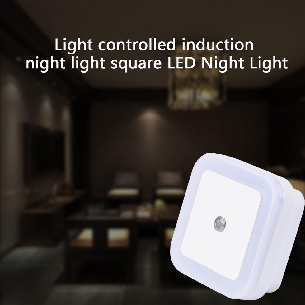 Buy FHome LED Night Light Mini Light Sensor Control EU Plug Nightlight ...
