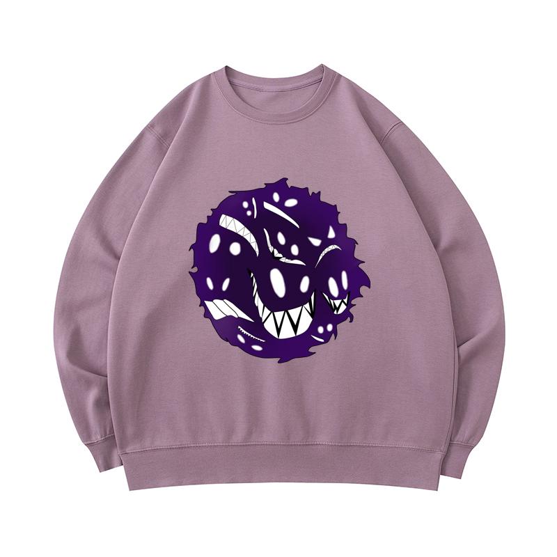 Buy Men's 300 GSM 100% Cotton Sweatshirt My Demons Print Street Fashion ...