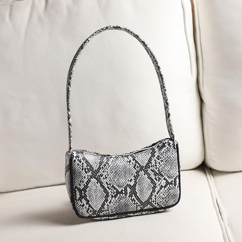 Cheap Fashion PU Women Shoulder Underarm Bag Snake Pattern Street ...
