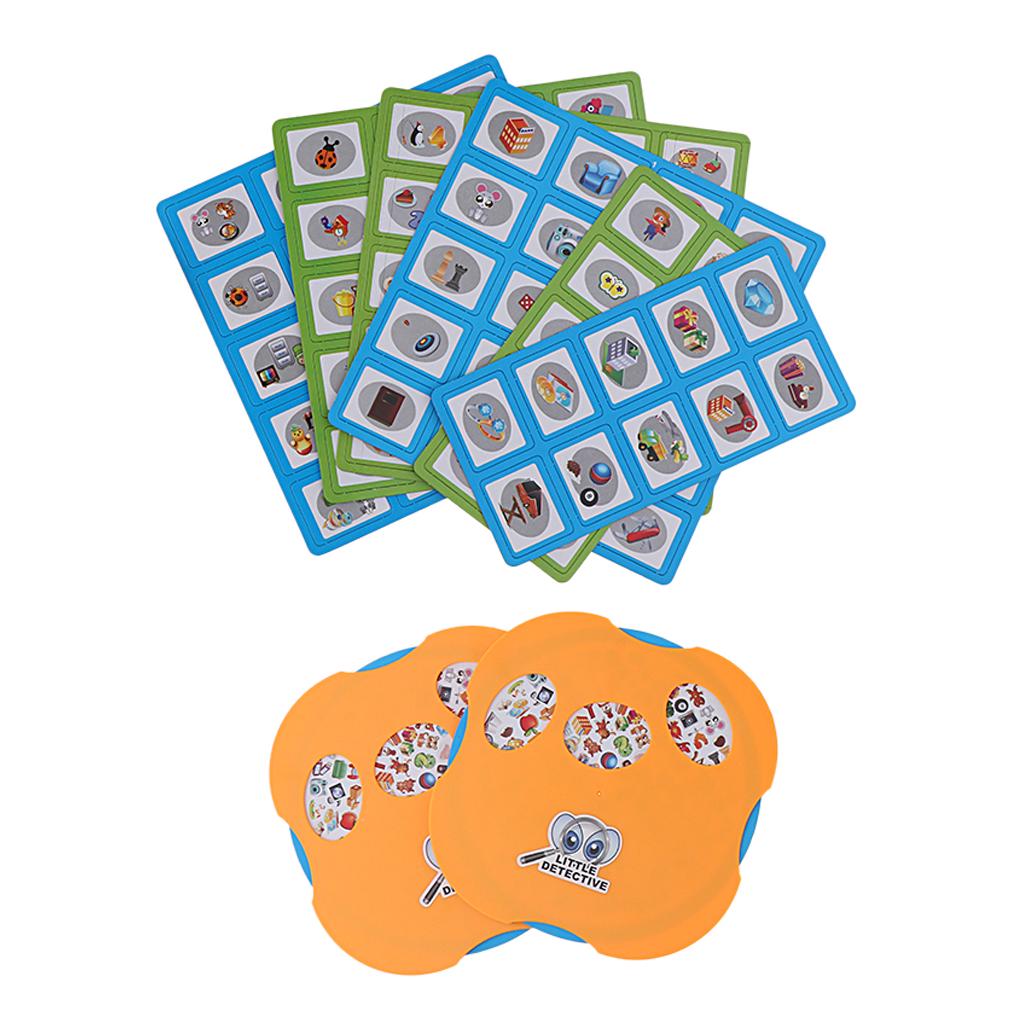 Buy Turntable Card Board Game Set Education Interactive Toy for Kids ...