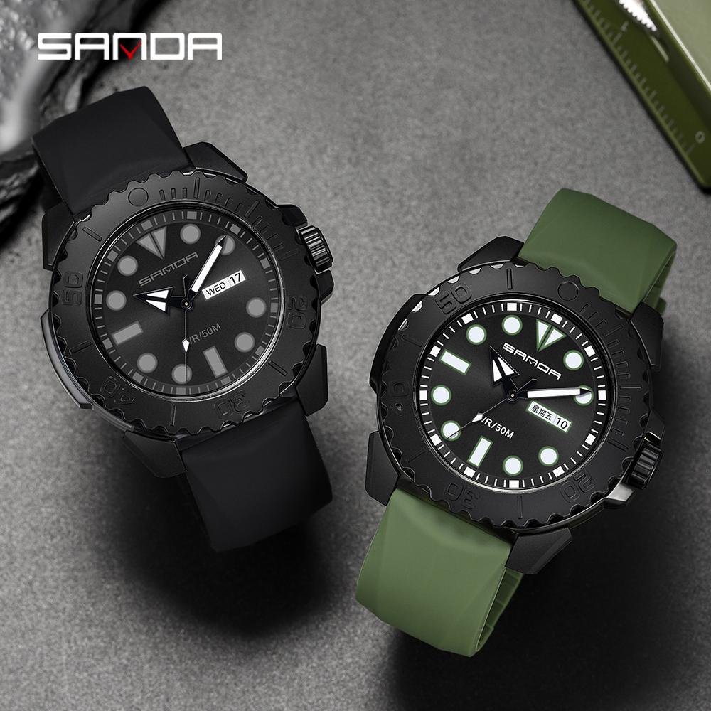 Cheap SANDA Fashion Casual Sport men's Watches Luxury Waterproof ...