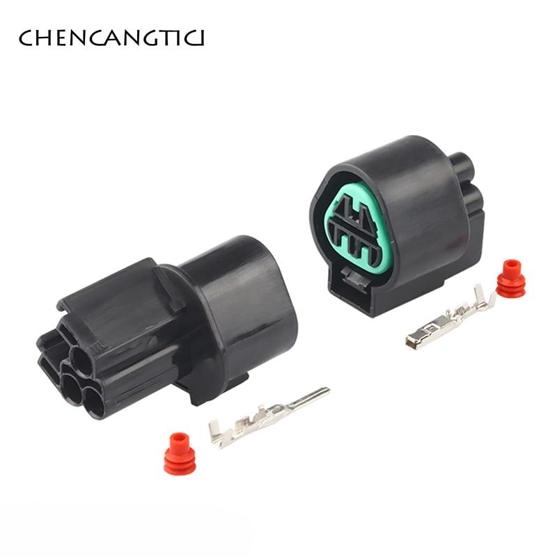 Buy 1 Set 3 Pin Kum Waterproof Electrical Wire Auto Connector Plug ...
