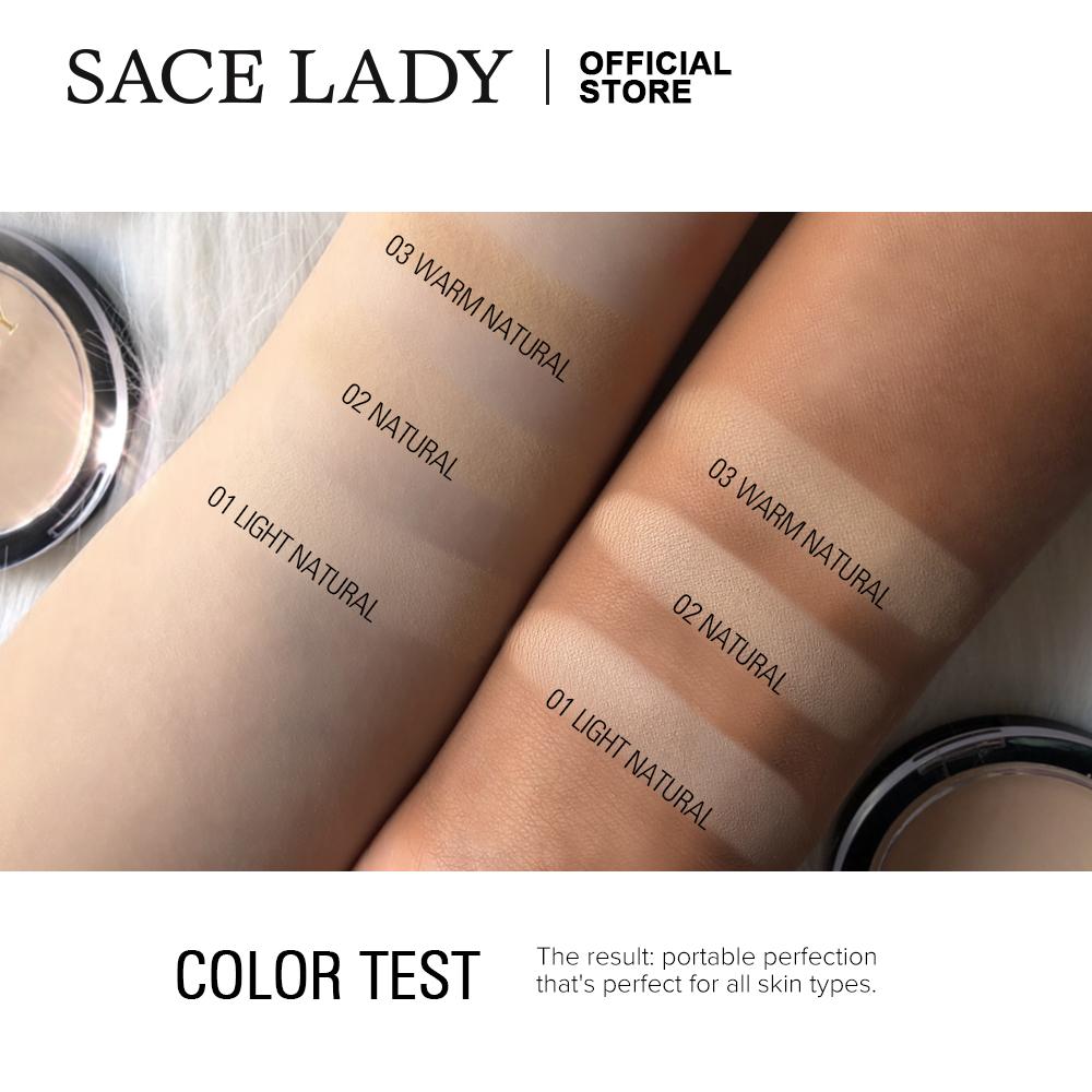 Buy SACE LADY Poreless Oil Control Pressed Powder Smooth Lightweight ...