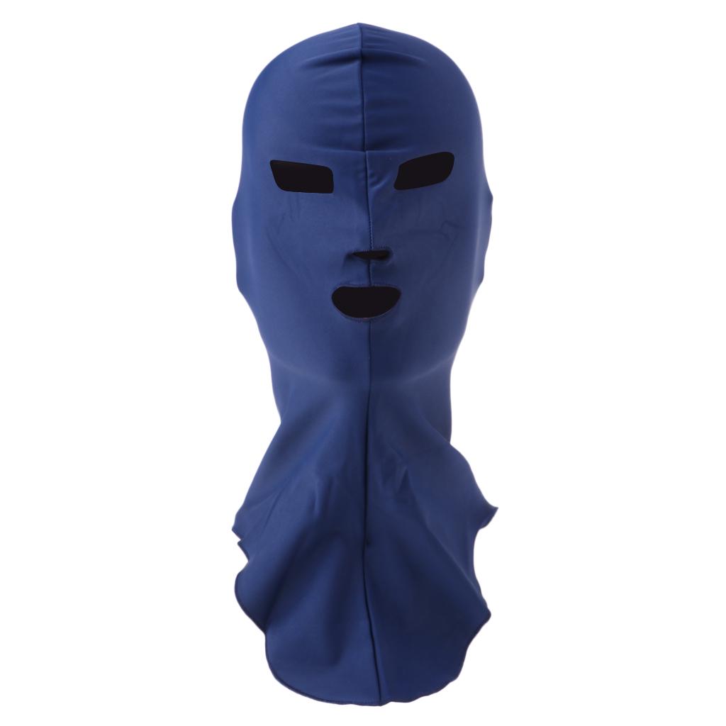 Buy Swimming Cap Sunblock UV Protection Full Face Mask Head Neck Cover ...