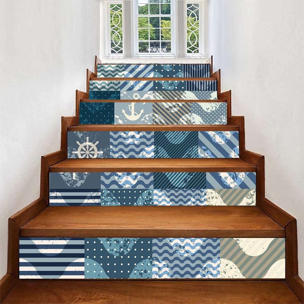 Buy 6pcs/set 3D Stair Decals Stickers Stair Risers Decals Staircase ...