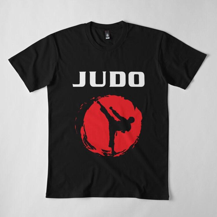Buy Men Premium Cotton Harajuku T-Shirt Judo Judo Martial Art Design ...