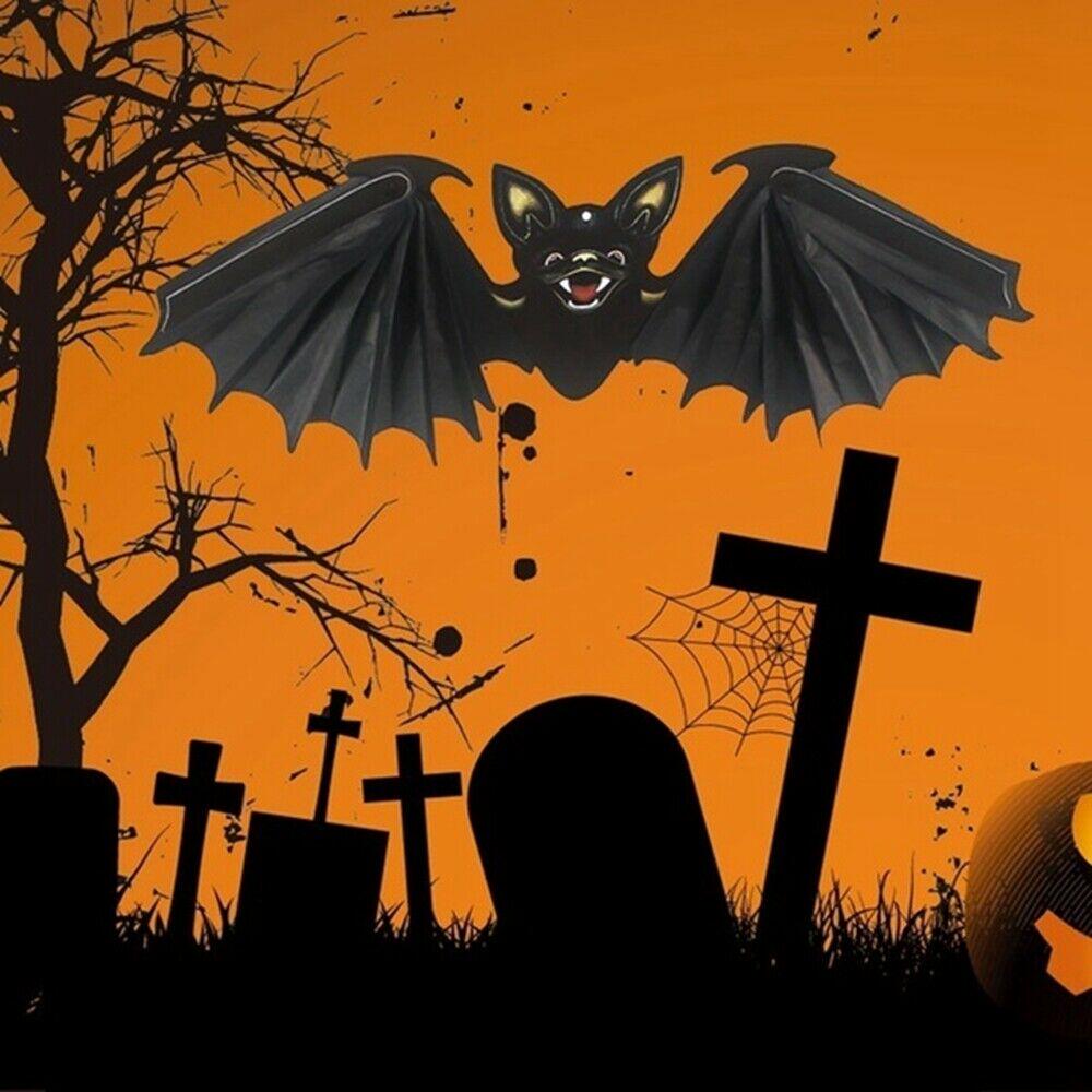 Buy Scary Halloween Folding Bats Prop Foldable Horror Decorations For ...