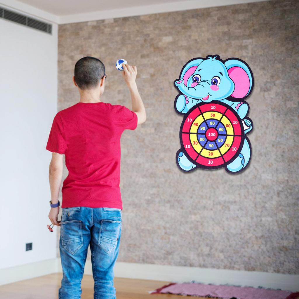 Buy Children Throw Sticky Ball Dartboard Boards Target Ball Kids Toys ...