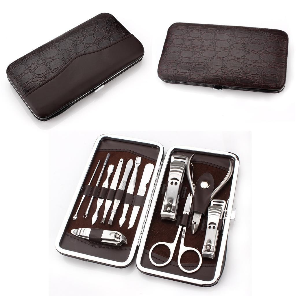 12 PCS Pedicure / Manicure Set Nail Clippers Cleaner Cuticle Grooming ...