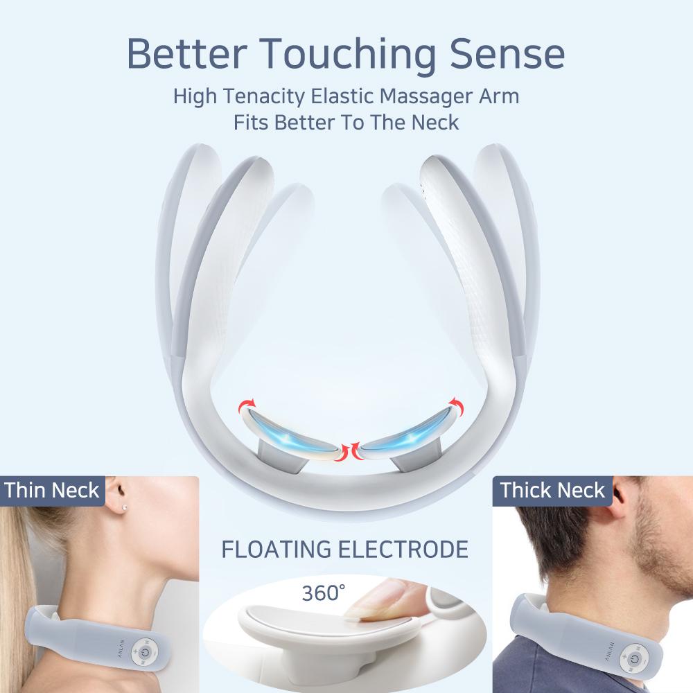 Buy ANLAN Smart Neck Massager Shoulder Massage Electric Pulse Cervical ...