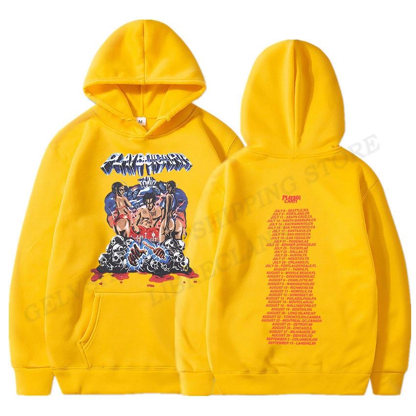 Buy Rap Playboi Carti Hoodie Men Fashion Coat Oversized Hip Hop Hoodies ...