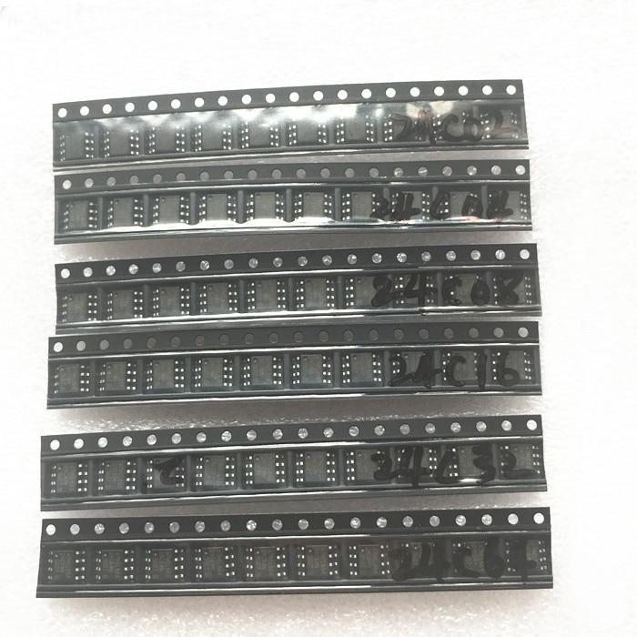 Buy 60pcs AT24C02 AT24C04 AT24C08 AT24C16 AT24C32 AT24C64 SOP-8 EEPROM Kit SOP8 Diy Electronic ...